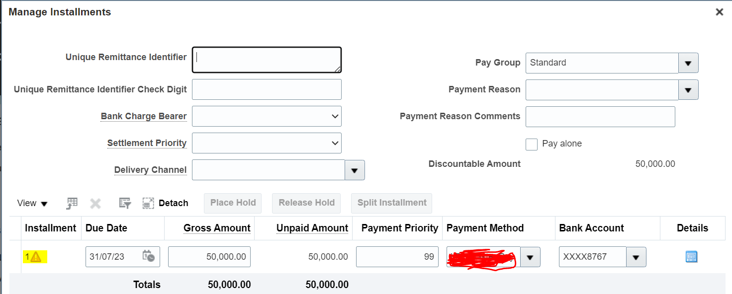 Invoices Are Automatically Placed On Instalment Hold For Fbdi Invoices — Cloud Customer Connect