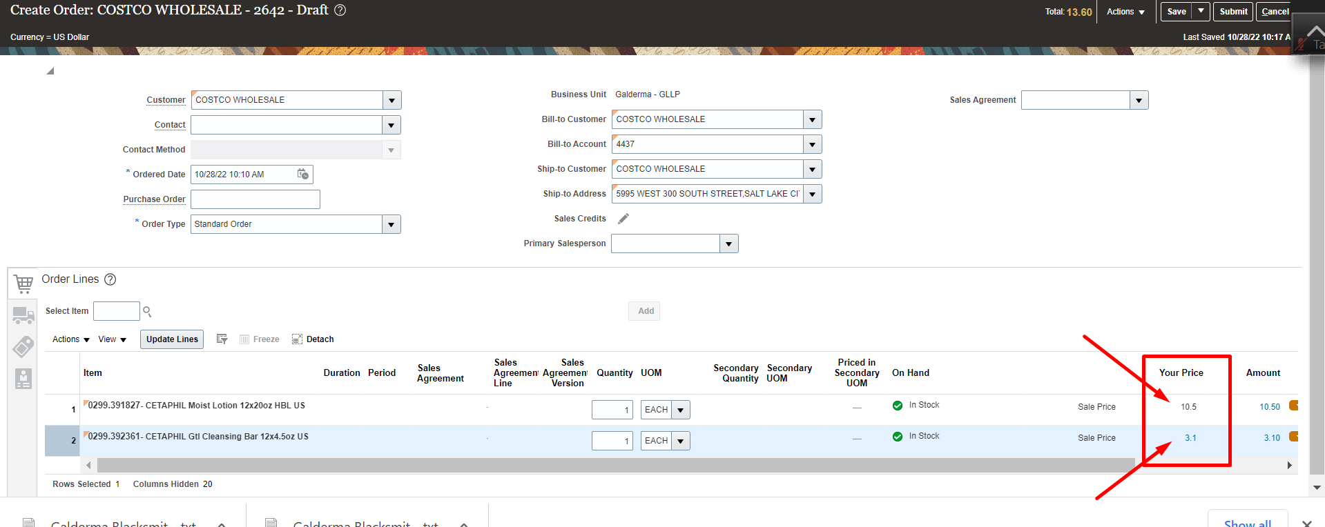 How to Display Zero after decimal under Your Price on Sales Order UI ...