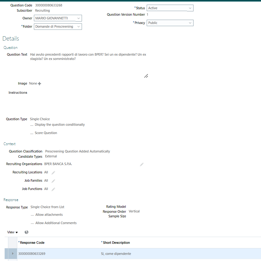 Recruiting - make pre-screening questions non-mandatory — Cloud ...