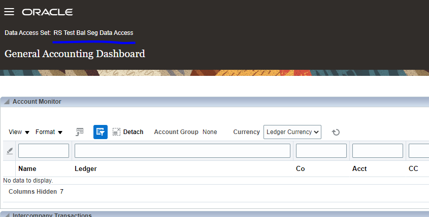 Data Access Set for user not changing — Cloud Customer Connect