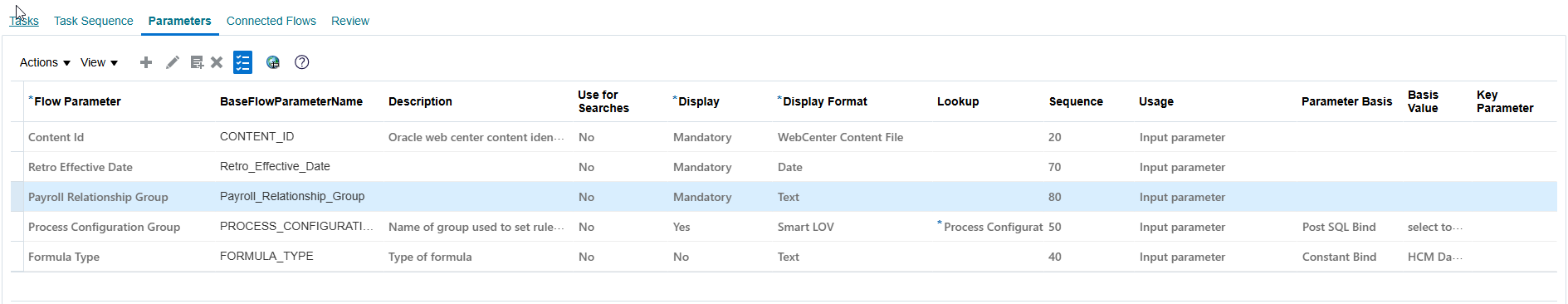 Retro Payroll Flow - Payroll Relationship Group Parameter — Cloud Customer Connect