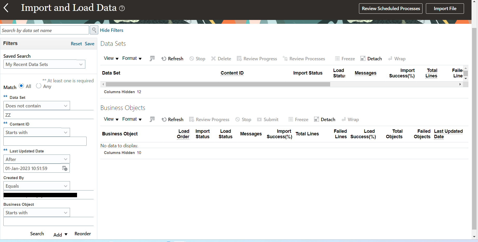 Hcm Import And Load File Status History — Cloud Customer Connect