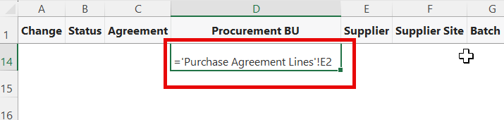 How to enable excel formulas in VBCS — Cloud Customer Connect