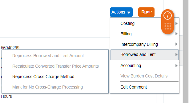 How to bulk run Reprocess Cross Charge Method — Cloud Customer Connect