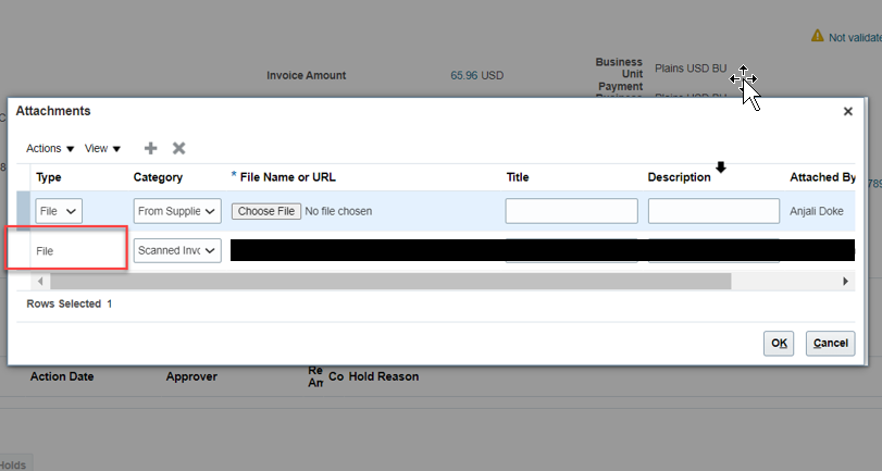 Invoices Imported Through Idr Have Different Type Of Attachments In Invoice Workbench — Cloud