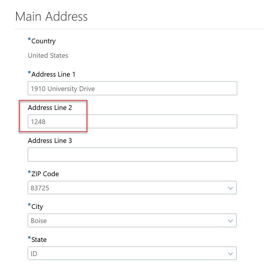 Hdl To Mass Adding Data To Address Line 2 — Cloud Customer Connect 7986