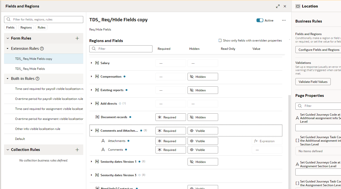 Comment And Attachment Section Not Visible On Redwood Page — Cloud Customer Connect