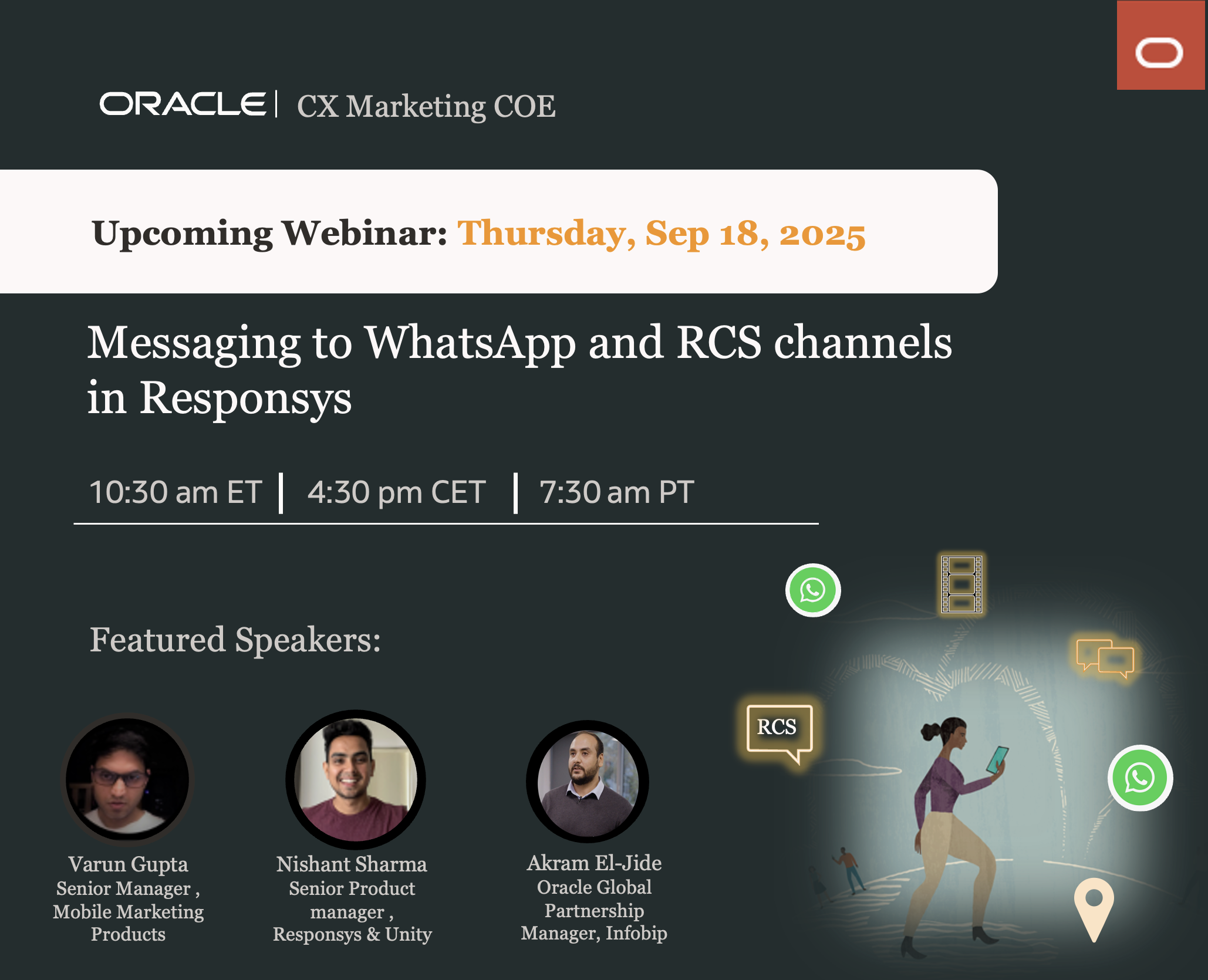 Power Hour: Messaging to WhatsApp and RCS channels in Responsys [Sept 18] — Cloud Customer Connect