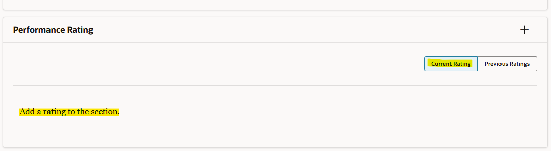 Redwood Performance Rating Not Populating In Talent Ratings Page — Cloud Customer Connect