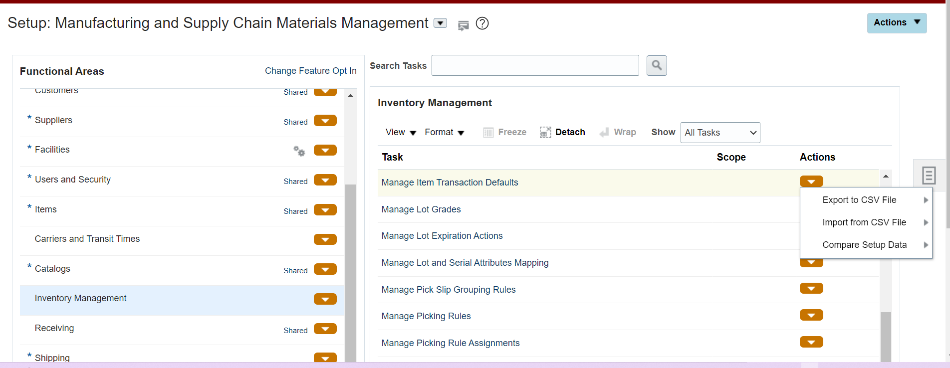 How To Mass Delete Rows In Item Transaction Defaults Using Import Export Csv — Cloud Customer