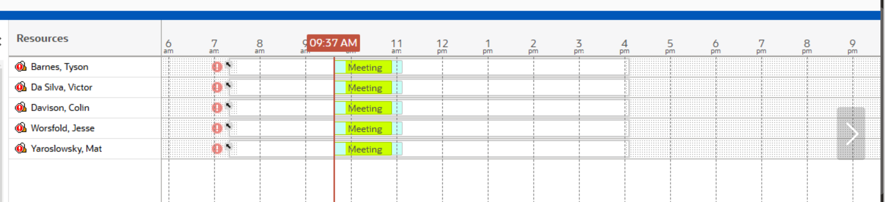 Communication Window for internal activities with repeating and mass ...