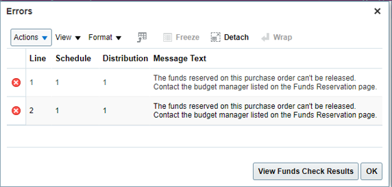 Finally closing a Purchase Order with closed budget period — Cloud ...