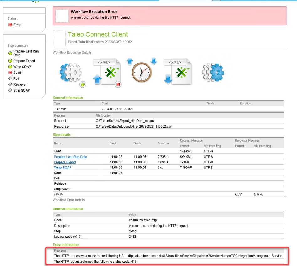 Issues With Tcc Trying To Connect To Taleo Environment — Cloud Customer