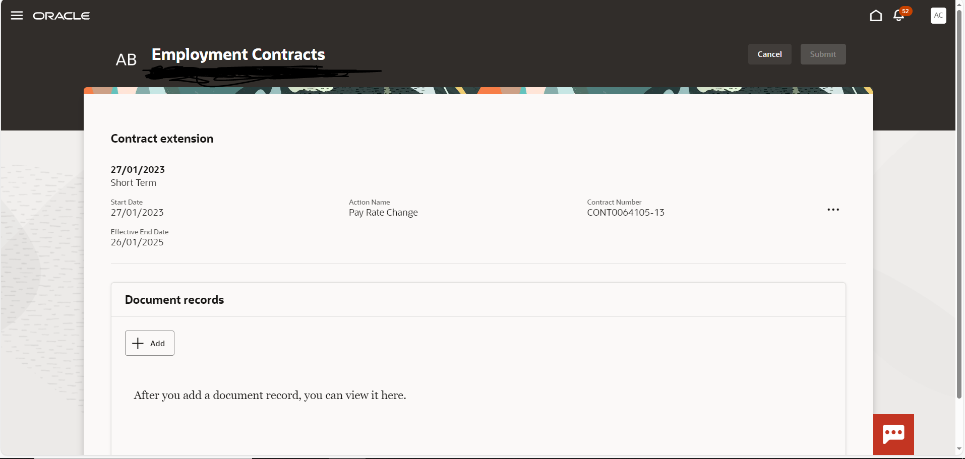 Not Able To Edit Effective End Date For Contract — Cloud Customer Connect