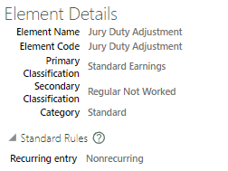 How to retro a Jury Duty Adjustment element and adjust original balance ...