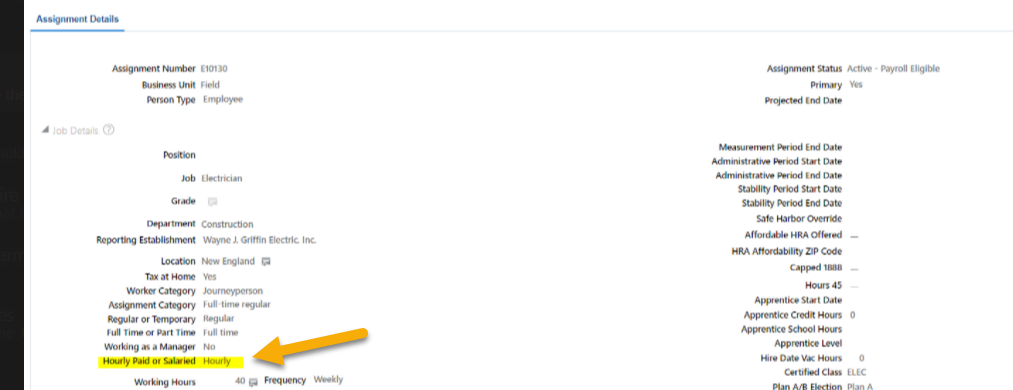 Get Assignment Data In Fast Formula Type Time Calculation Rule Workforce Management