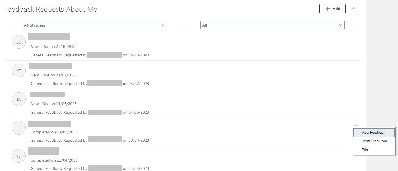 How Can We Enable The Delete Action For Anytime Feedback Requests That Are Past Their Due Date