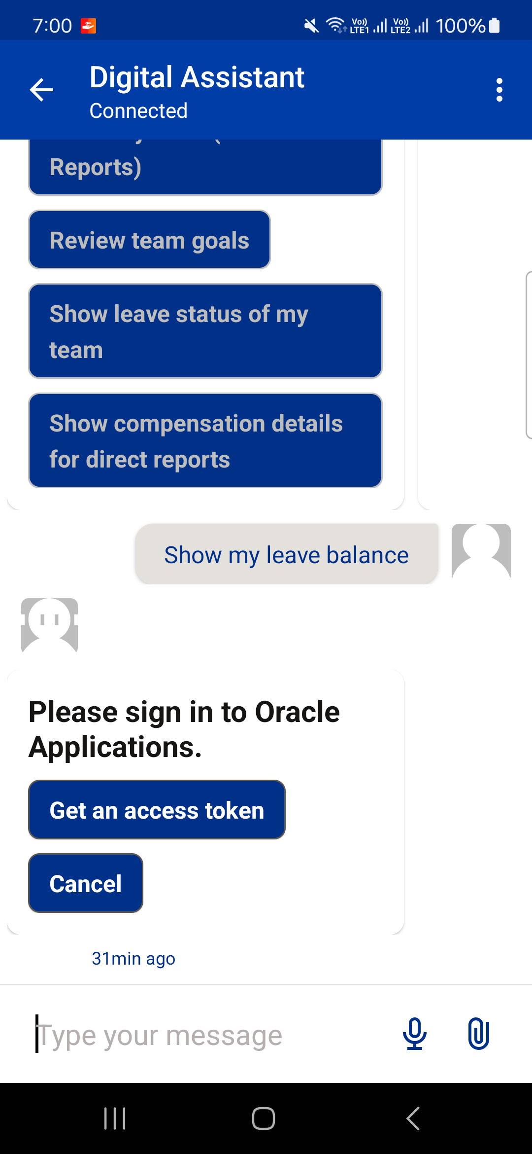 ODA SDK integration Android / iOS — Cloud Customer Connect