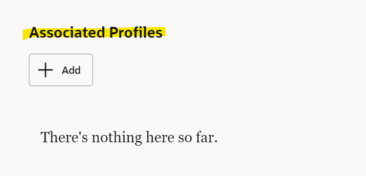 how to make associated profiles section hidden at Create Job Page in ...