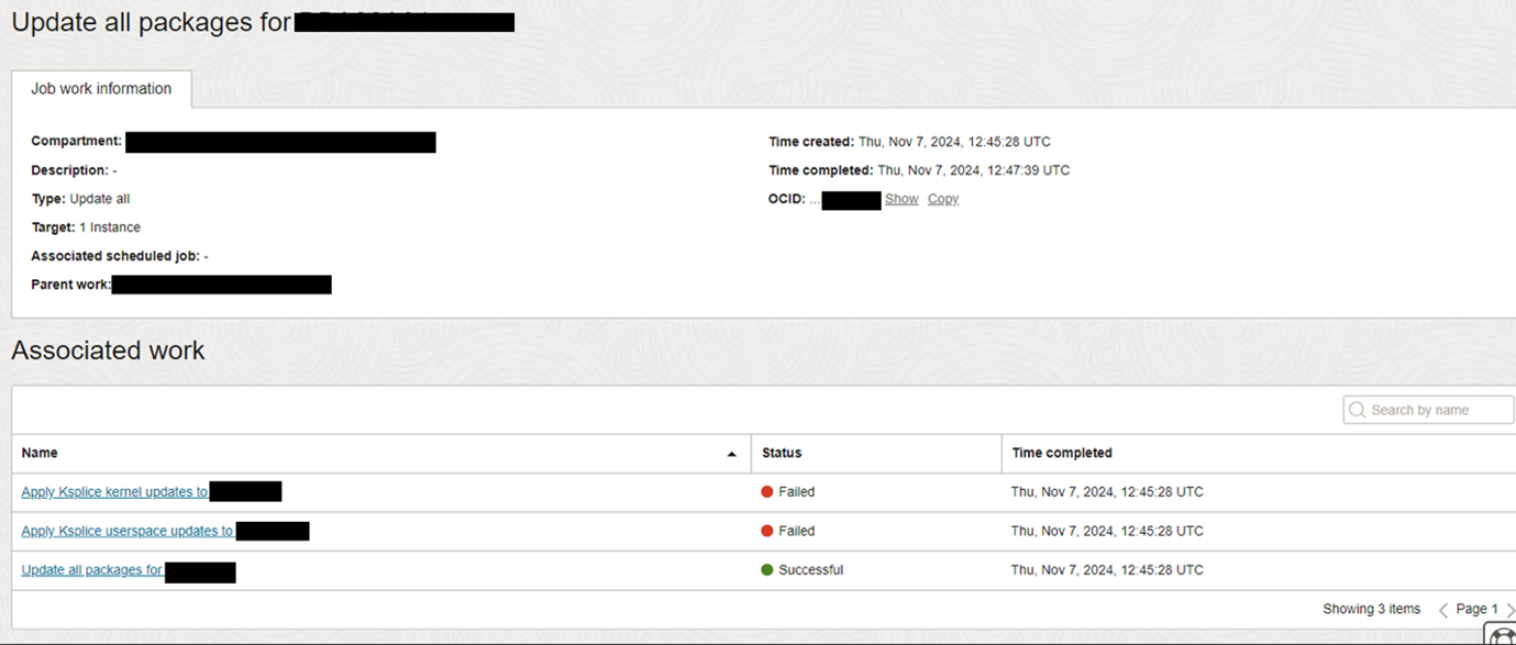 OSMH Unable to Apply ksplice Updates — Cloud Customer Connect