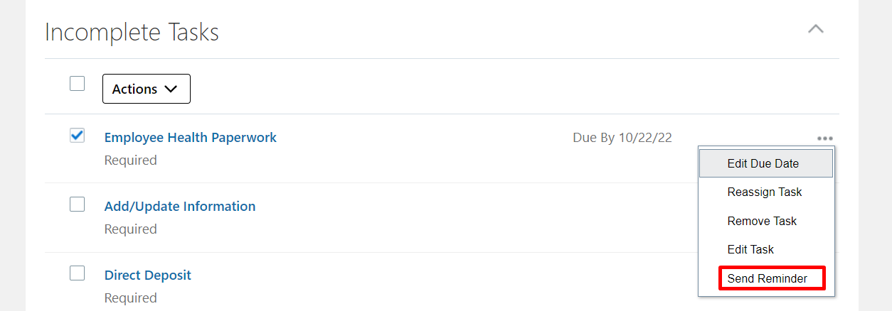 Checklist Reminder Notification — Cloud Customer Connect