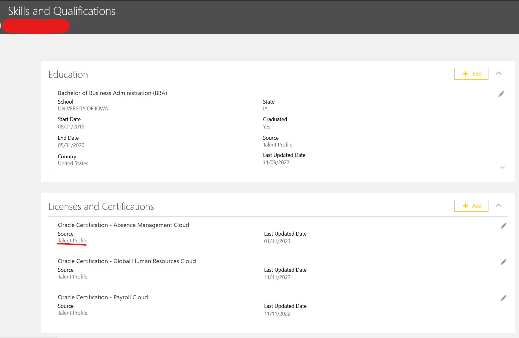 Is There A Way To Update The Lovs That Populates The Source Field On The Talent Profile 8332