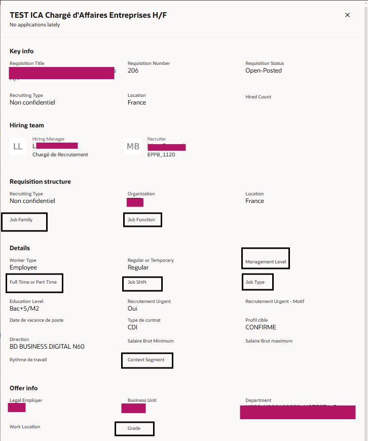 [redwood] Hide Fields In A Requisition In Recruiting Activity Center — Cloud Customer Connect