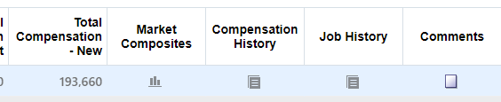 Market Data on Workforce Compensation Worksheet — Cloud Customer Connect