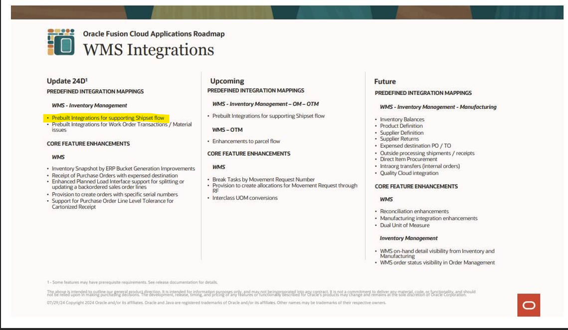 WMS Prebuilt Shipset Flow Documentation — Cloud Customer Connect