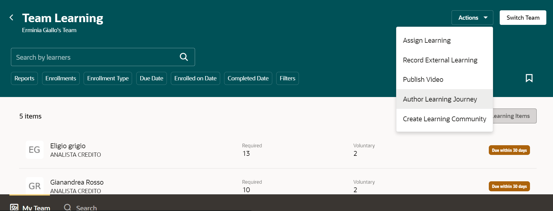 Learning Journey — Cloud Customer Connect