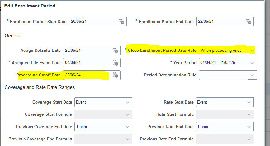 Open Enrollment - Processing cut off date and close enrollment period date rule — Cloud Customer ...