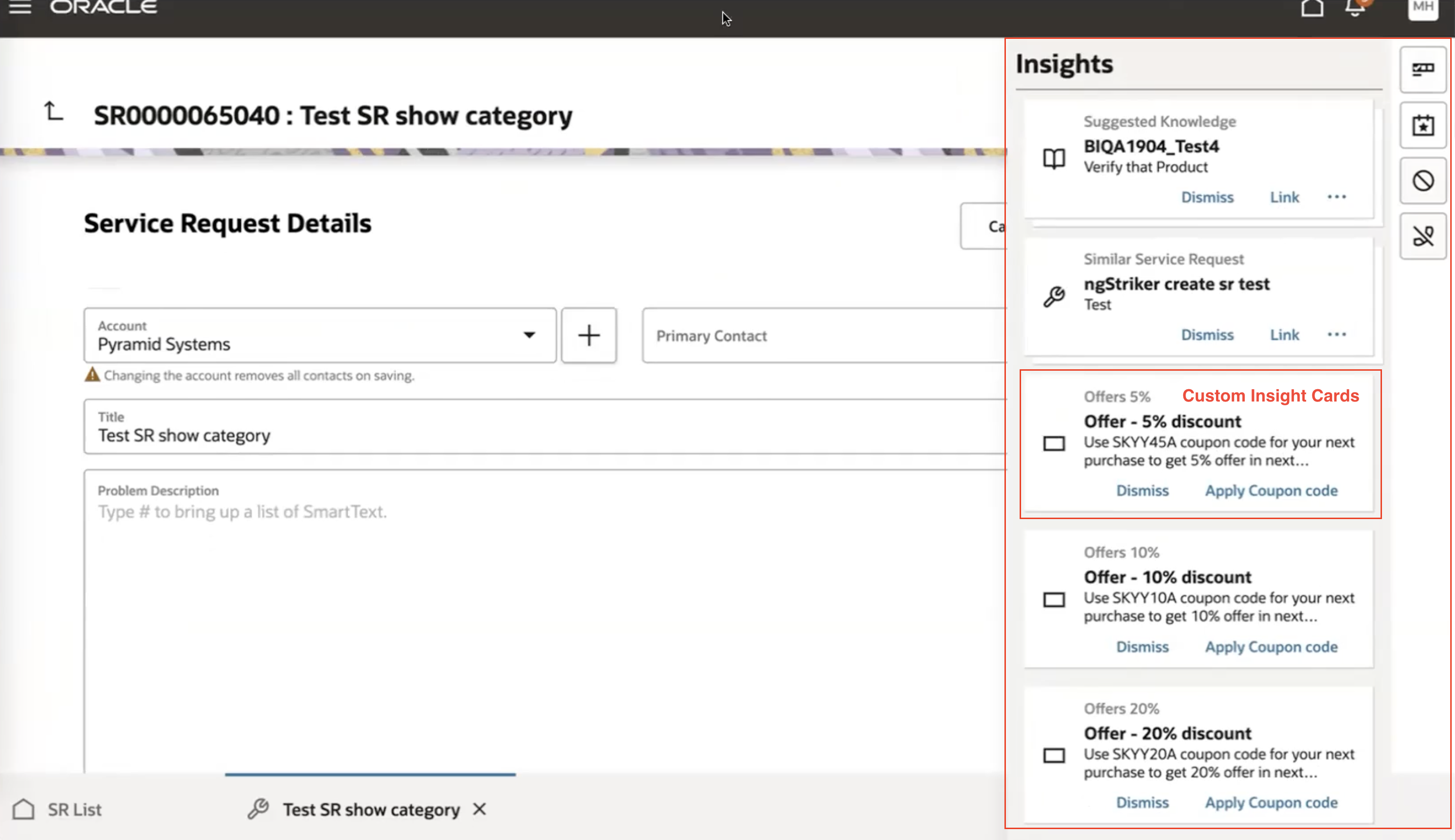 How To Create Custom Insight Cards With Ui Events Framework — Cloud Customer Connect