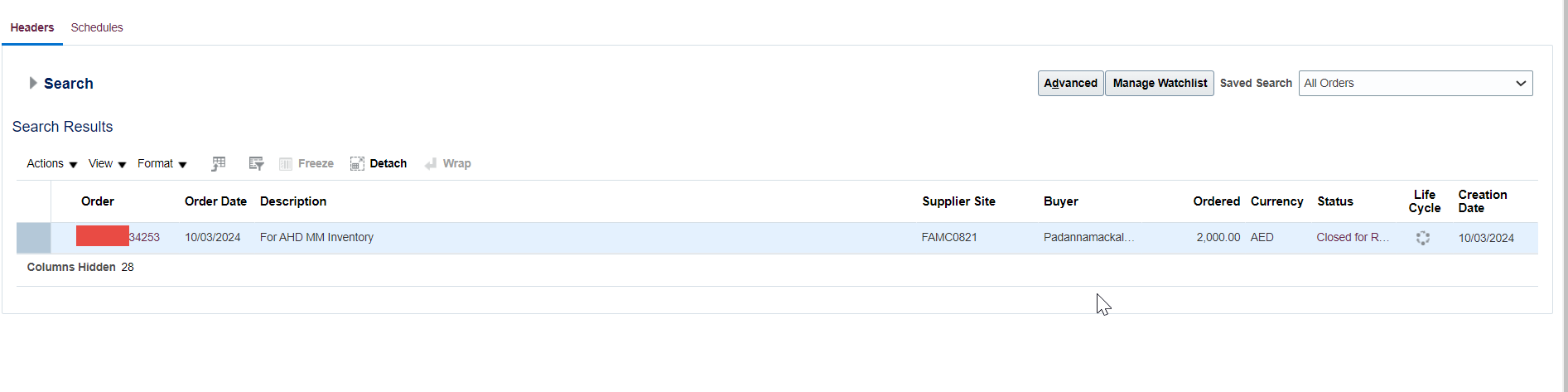 Unable to find the po number while creating invoice from supplier ... Unable to find the po number while creating invoice from supplier ...