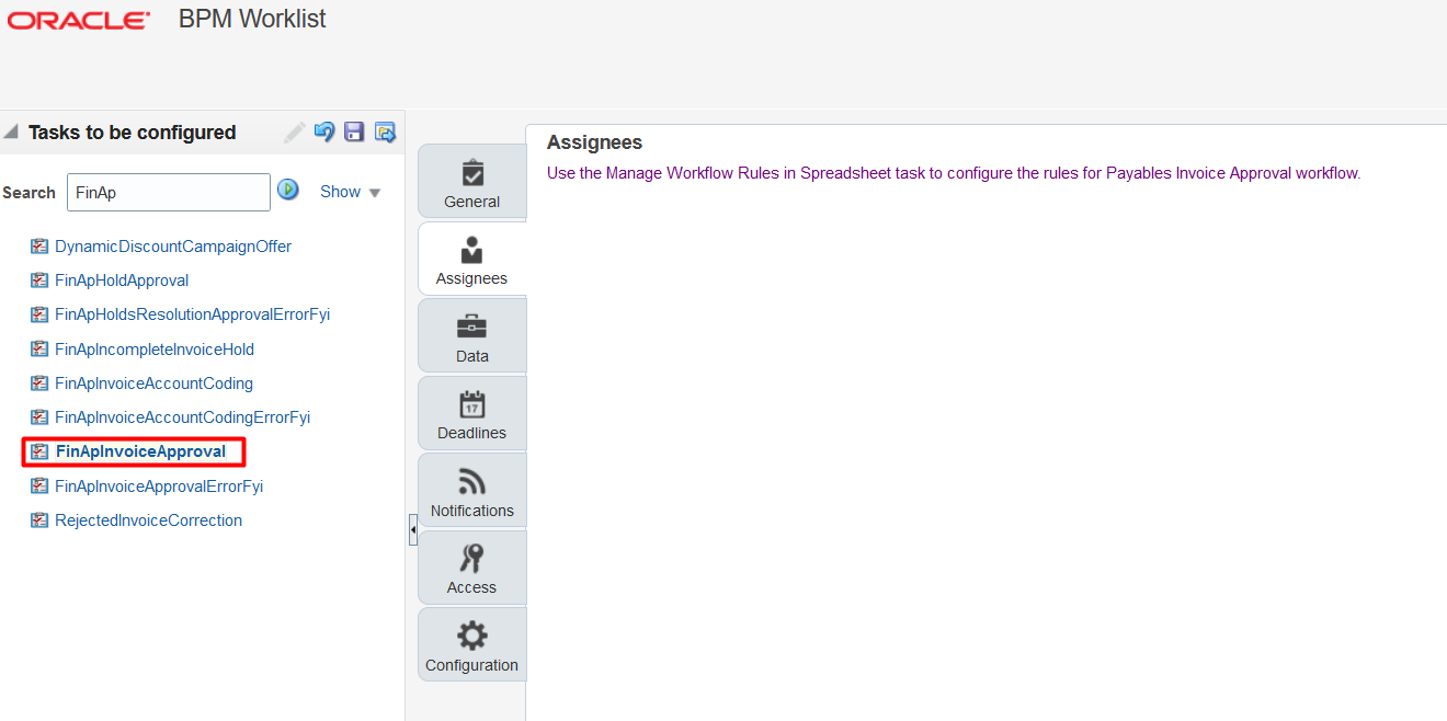I'm Unable to see Assignee participation tree in BPM worklist while ...