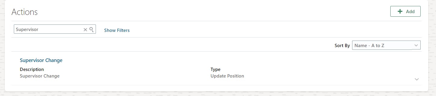 How do I add an action reasons to Request Position Change — Cloud ...
