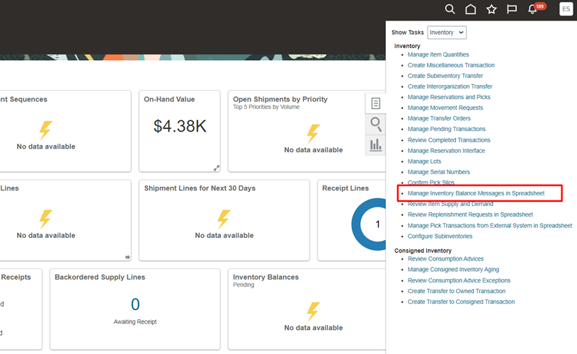 why/when do we use: Manage Inventory Balance Messages in Spreadsheet ...
