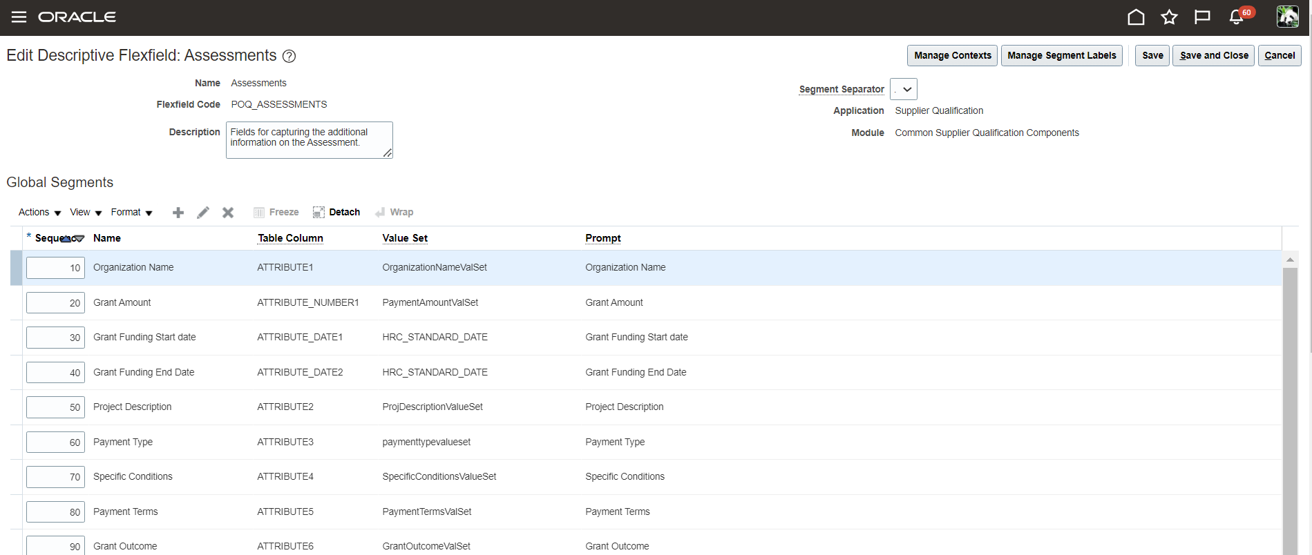 What is the Rest API to read and update Assessment level Descriptive Flex fields? — Cloud ...