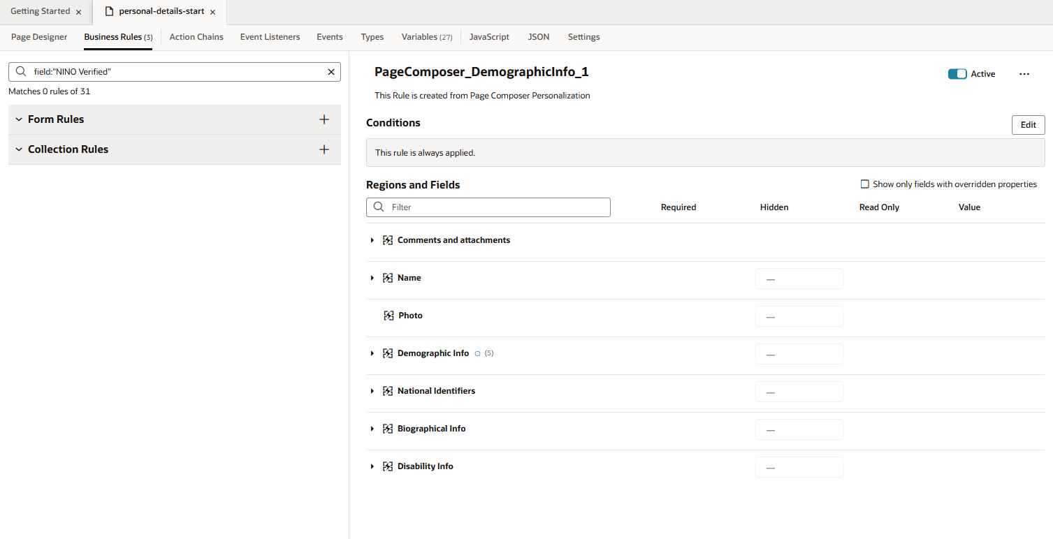 Extra fields in Redwood Personal Fields - How to remove — Cloud Customer Connect