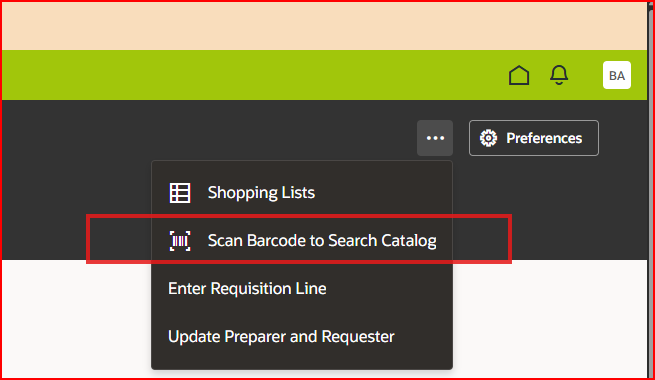 Disable Scan Barcode to Search Catalog 26A Feature in RSSP — Cloud ...