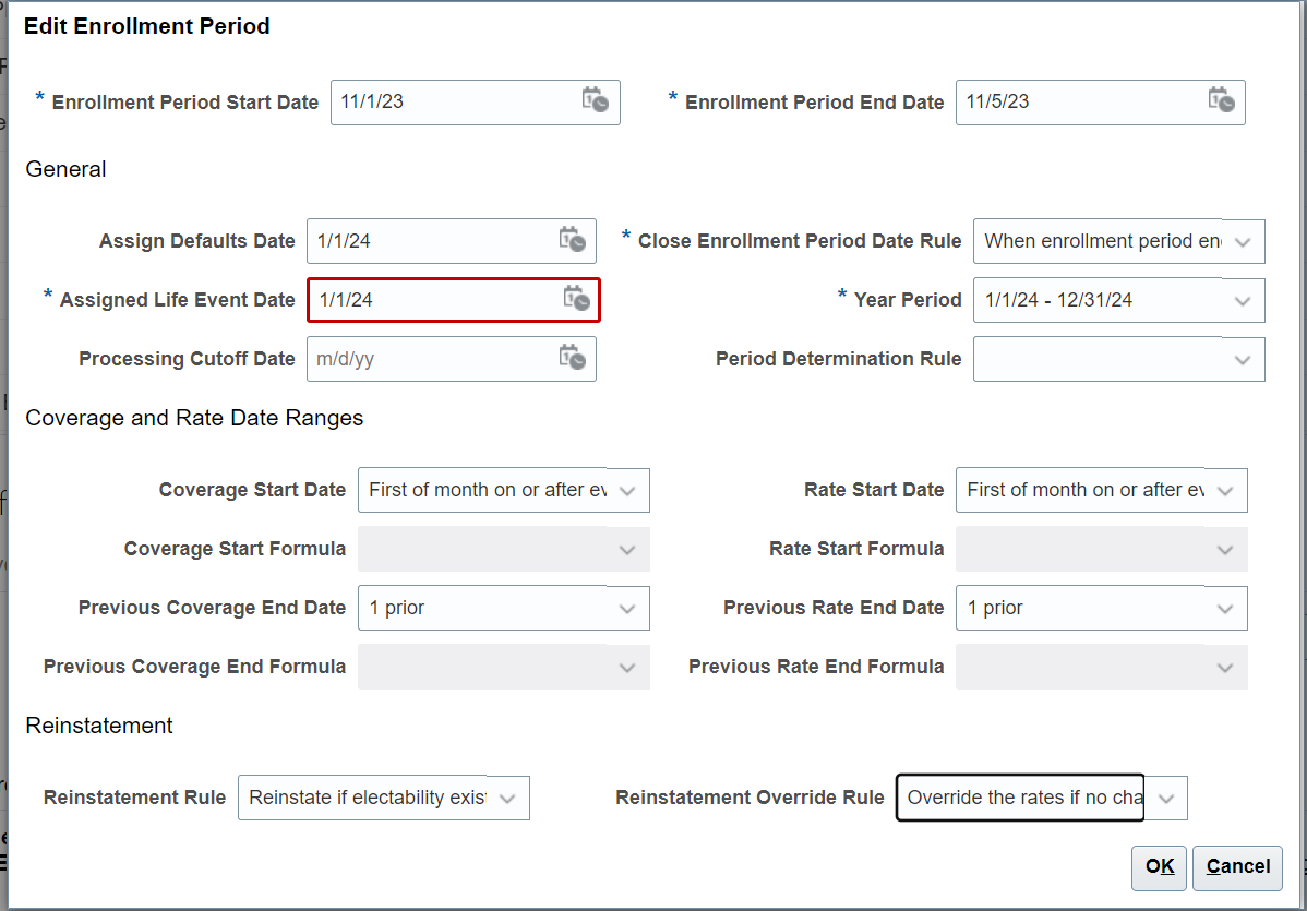 Is it possible to create two overlapping enrollment windows for a ...