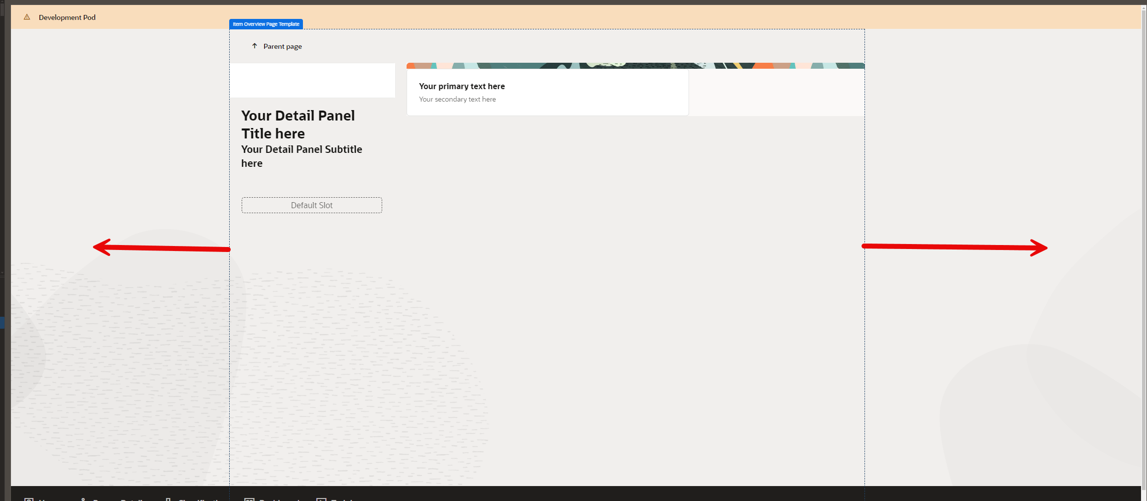 How do I expand the width for Item Overview Page Template? — Cloud ...