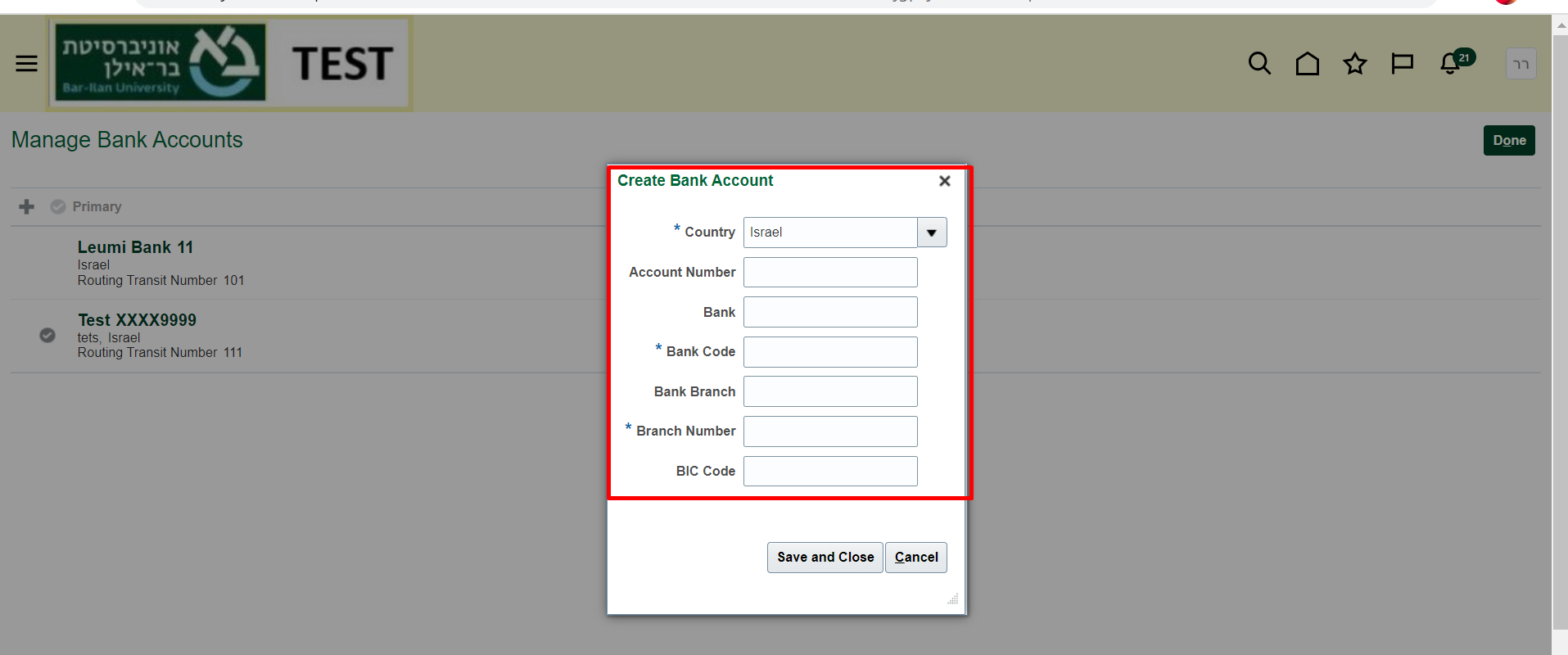 Is it possible to have a employee bank account validation? — Cloud ...