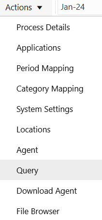 How to pass the variable in Data Integration - Query? — Cloud Customer Connect