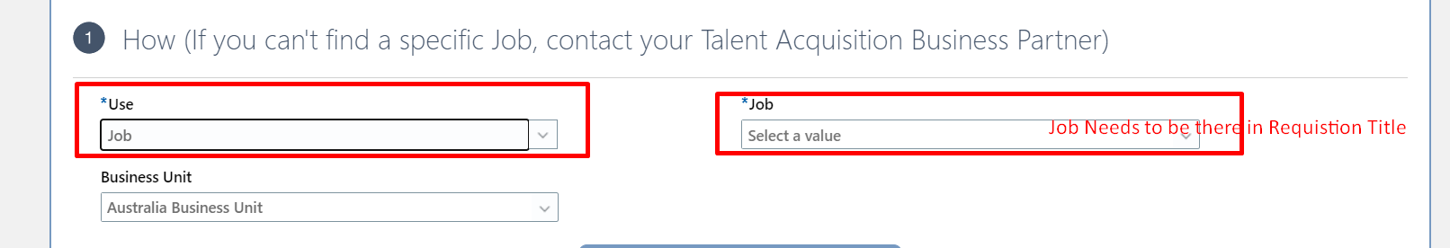 Job Based Job Requisition Using Hdl — Cloud Customer Connect