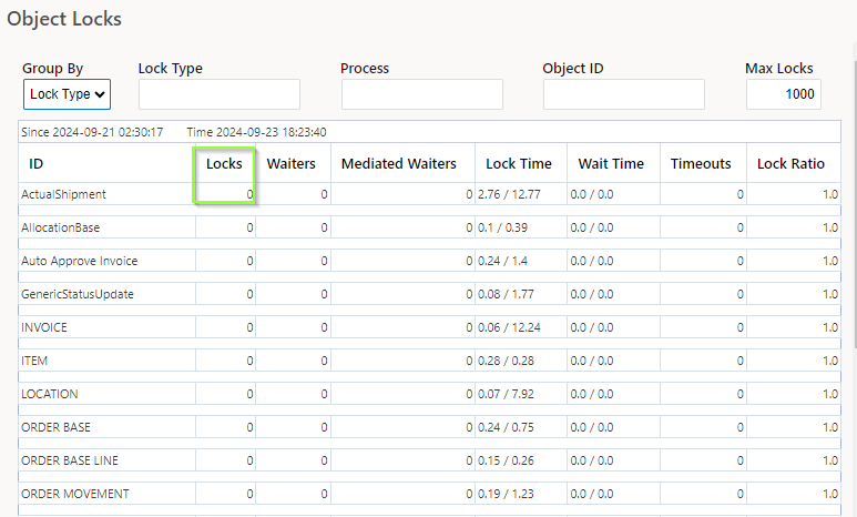 What are unowned locks in the Diagnostics and Tools > Object locks ...