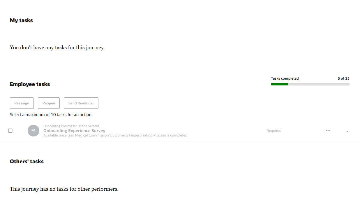 Issue After 25B Upgrade: 'Enterprise Onboarding' Journey Not Displaying Tasks for Other ...