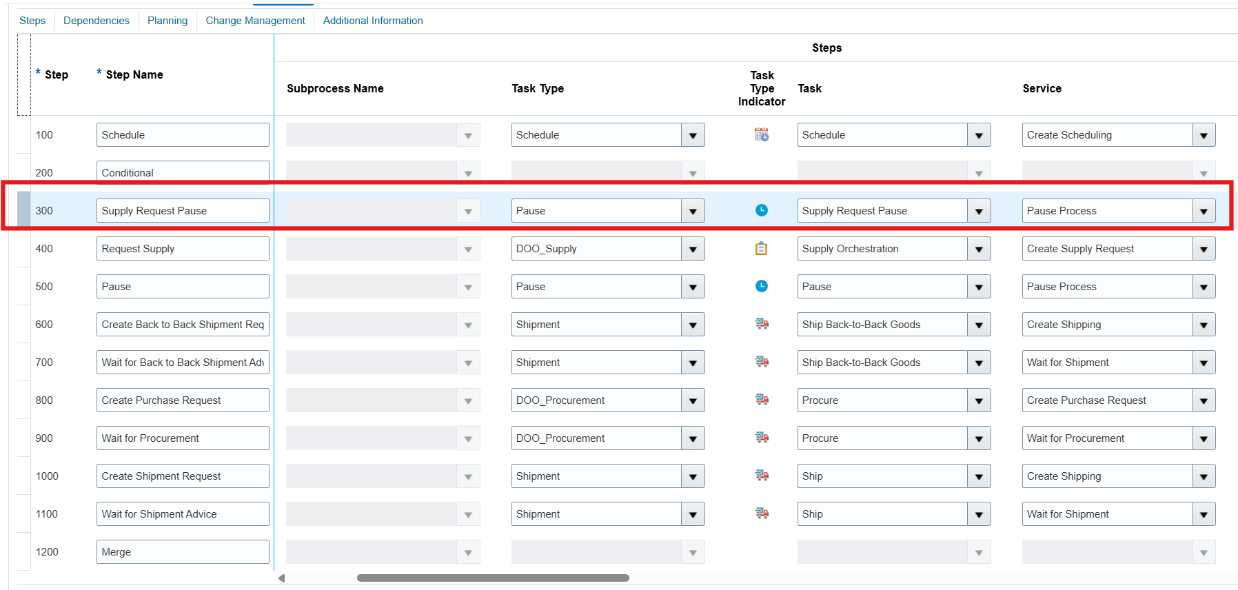 How to hide a custom pause task in orchestration step in sales order ...