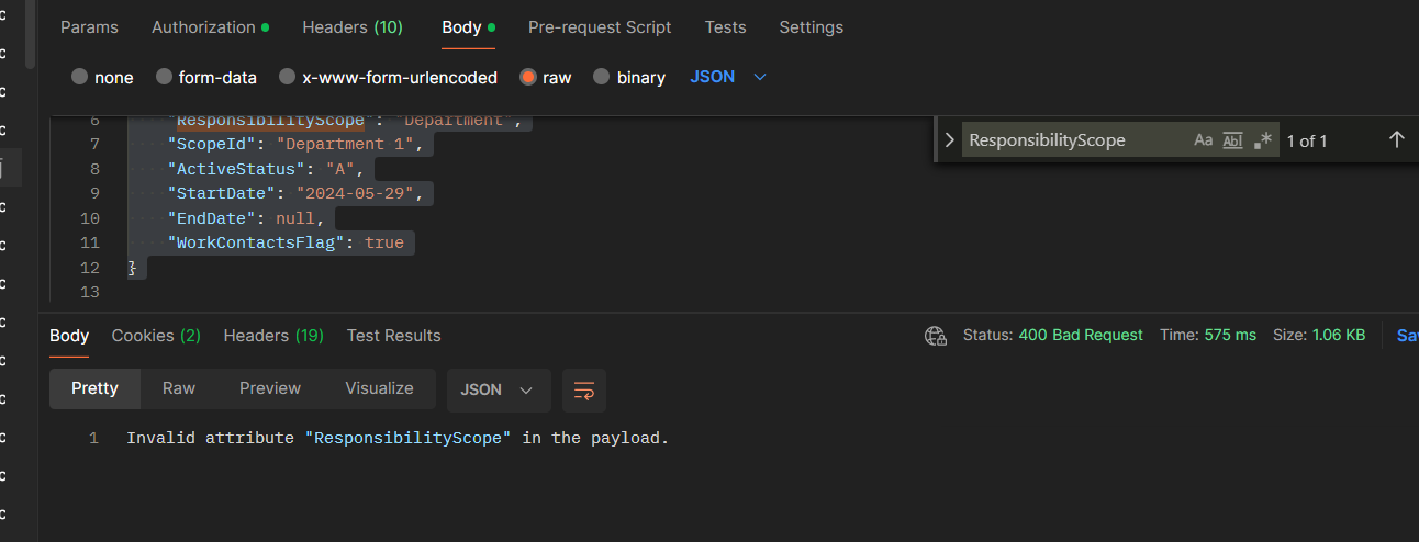 area of responsibility api creation in oracle fusion — Cloud Customer Connect