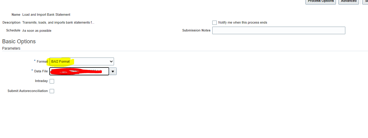 Defalut the Format (BAI2 Format) in Load and Import Bank Statement ...