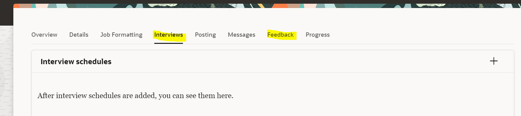 How To Hide Interview And Feedback Section In Job Requisition Redwood Page — Cloud Customer Connect